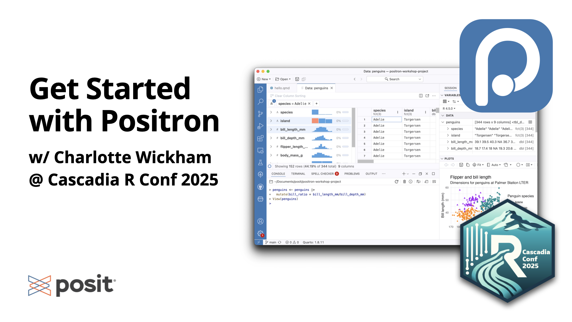 Intro to Positron for R/RStudio Users – Getting Started with Positron